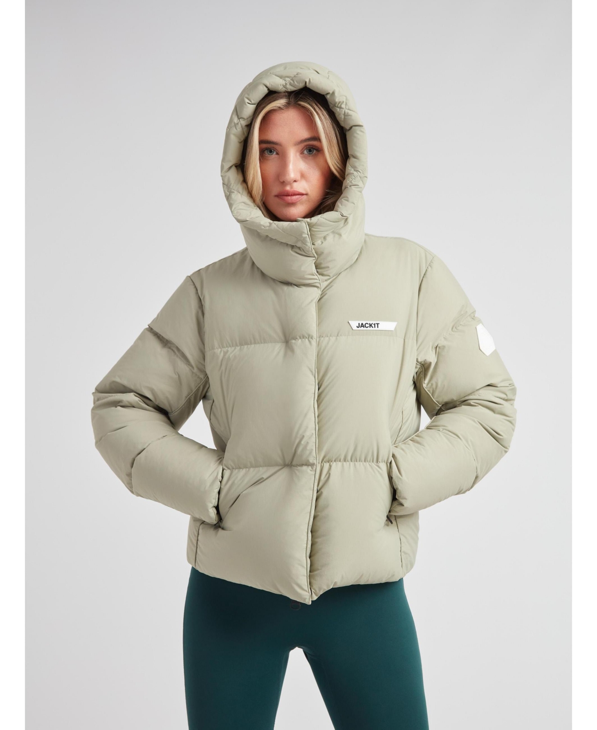 Click here for JACK1T Womens Star Shower Long Sleeve Puffer Jacke... prices