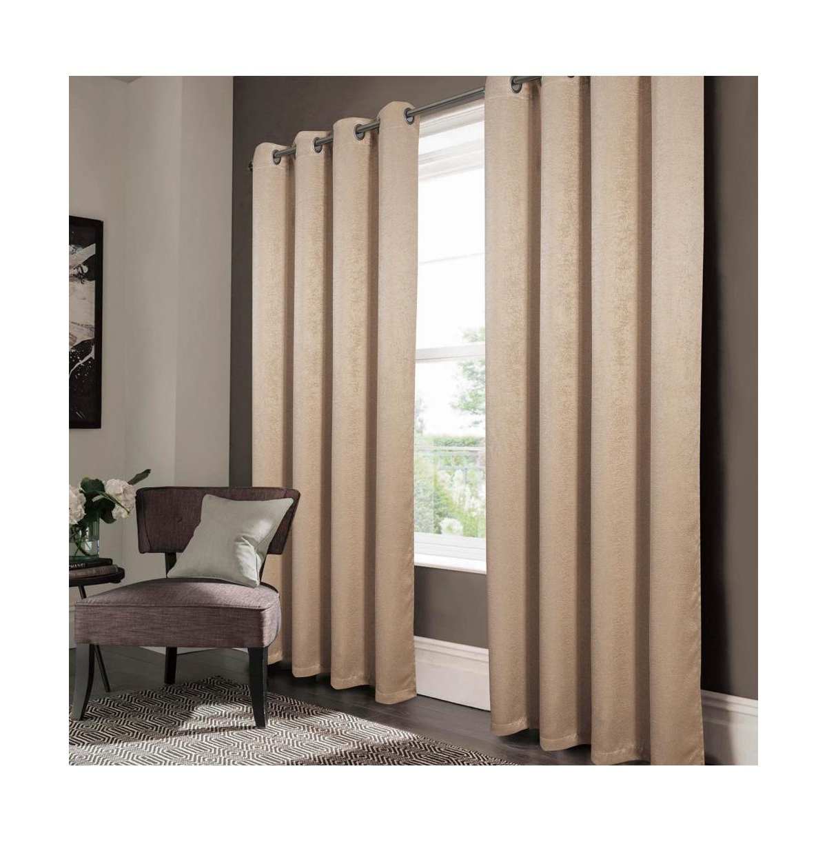 Click here for Oliva Gray Nora Embossed Blackout Grommet Panel -... prices