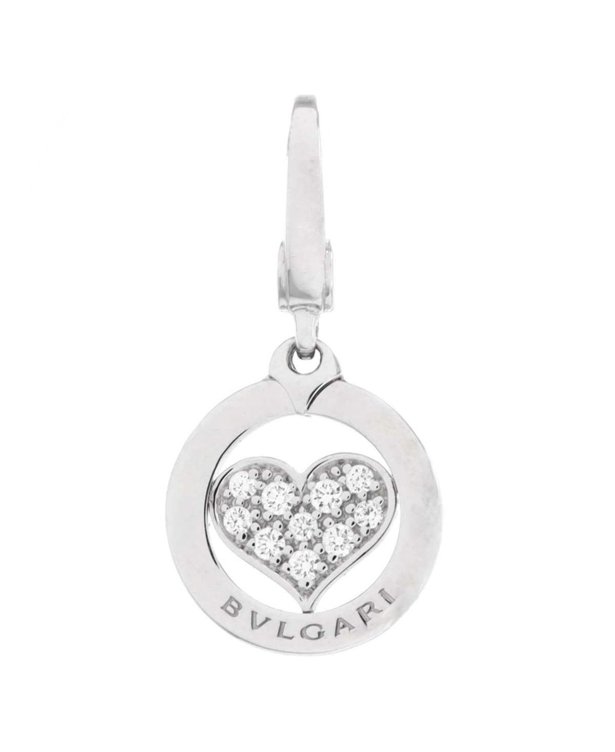 Click here for Pre-Owned Bvlgari Tondo Heart Pendant - 18k white... prices