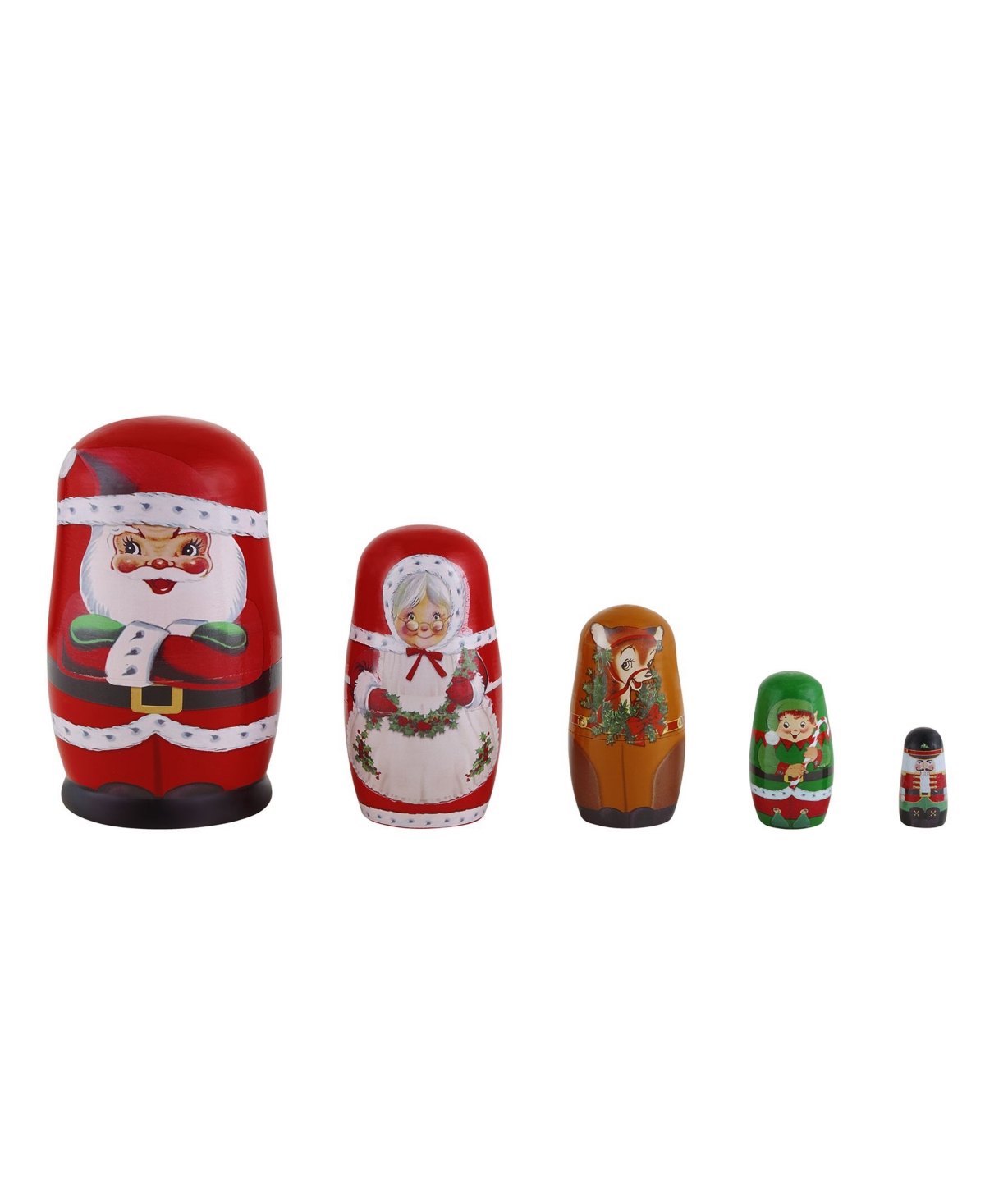 Click here for Mr. Christmas Santa and North Pole Pals Nesting Wo... prices