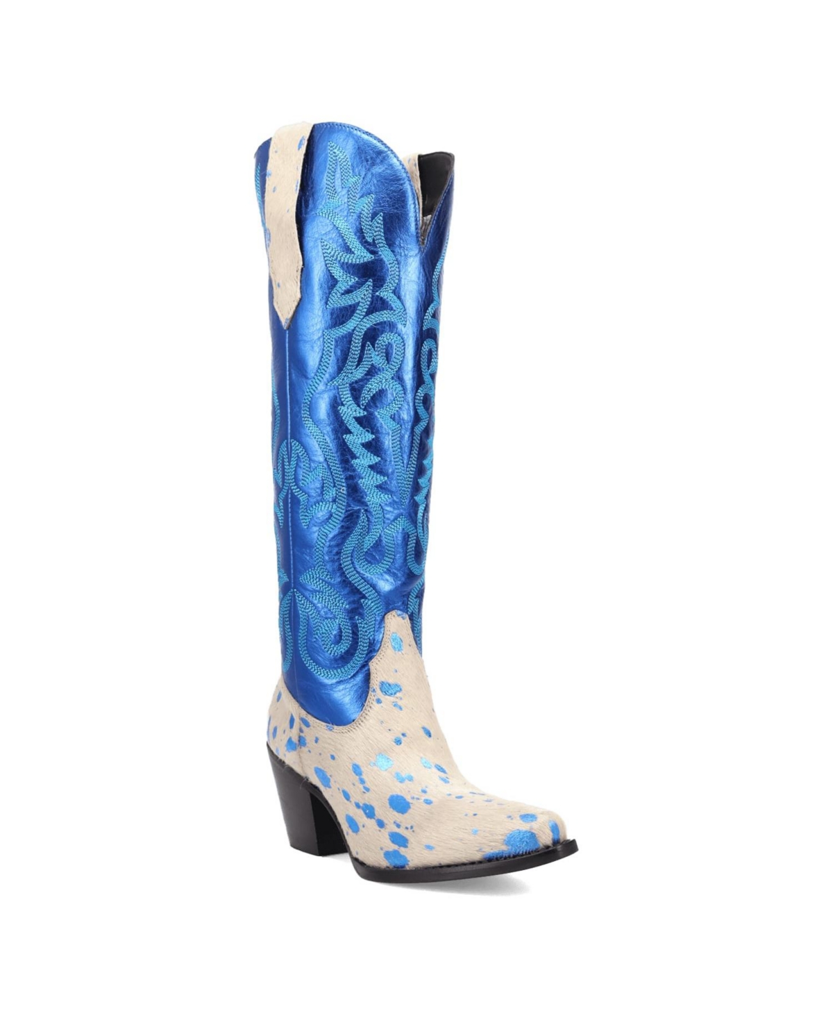 Click here for Dingo Womens Take No Bull Leather Boot - Blue prices