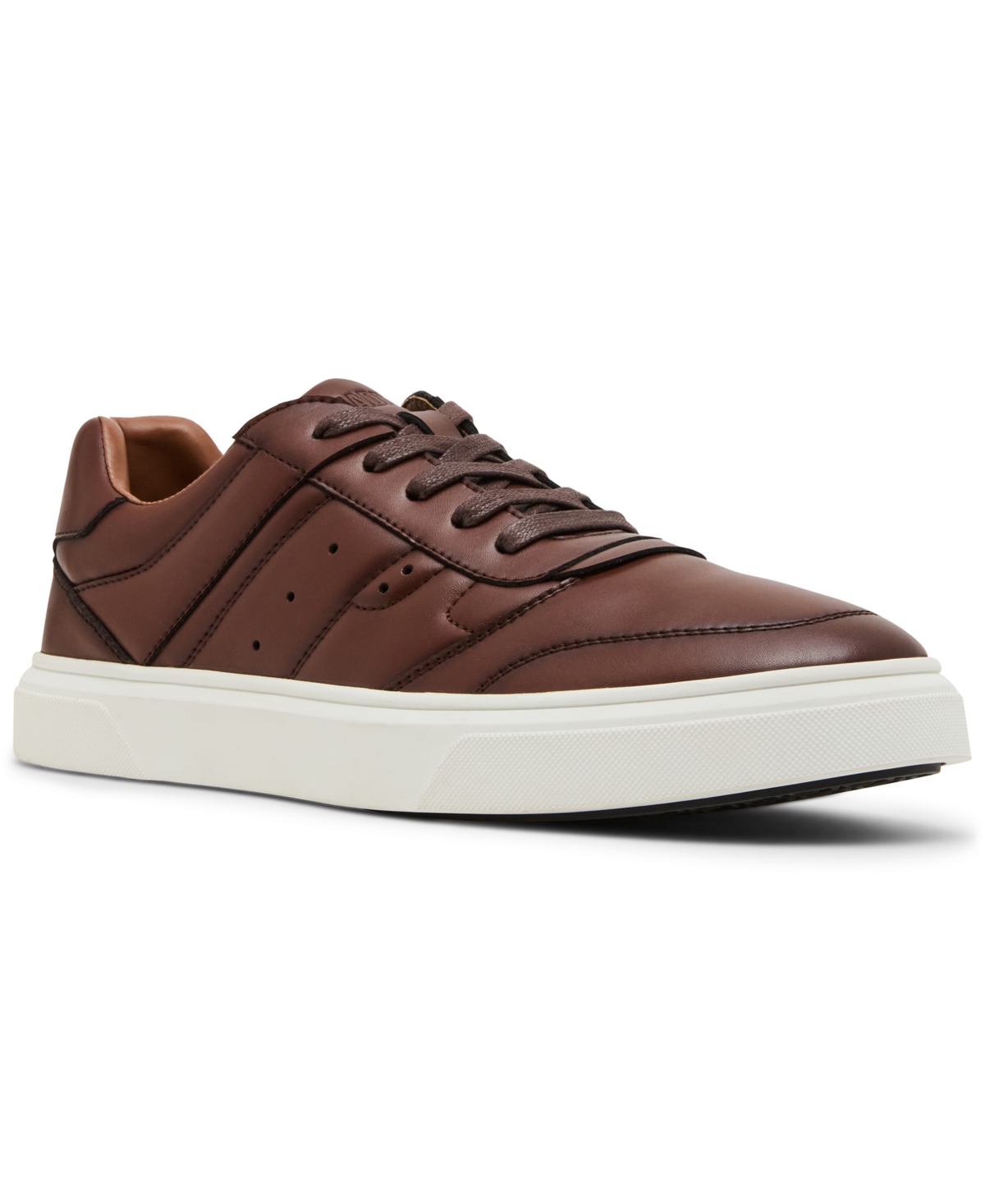 Click here for Steve Madden Mens Lace-Up Sneakers - Cognac prices