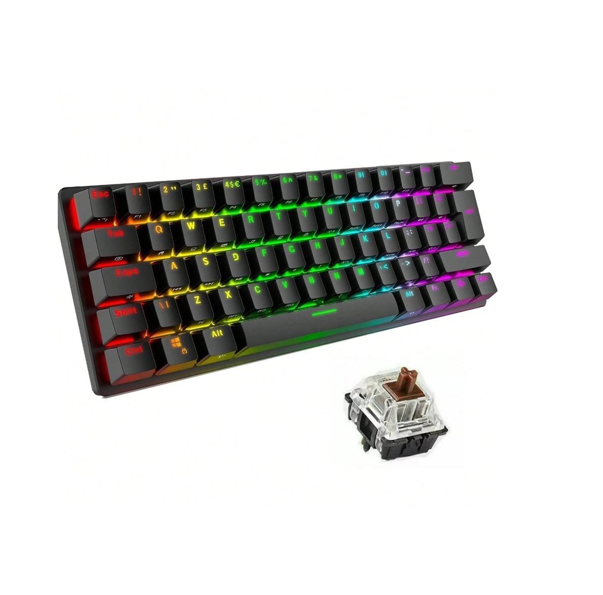 Click here for risokeys 60 Mechanical Gaming Keyboard  Uk Layout... prices