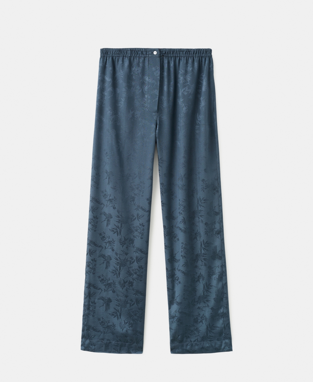 Click here for Mango Womens Jacquard Satin Pajama Pants - Night B... prices