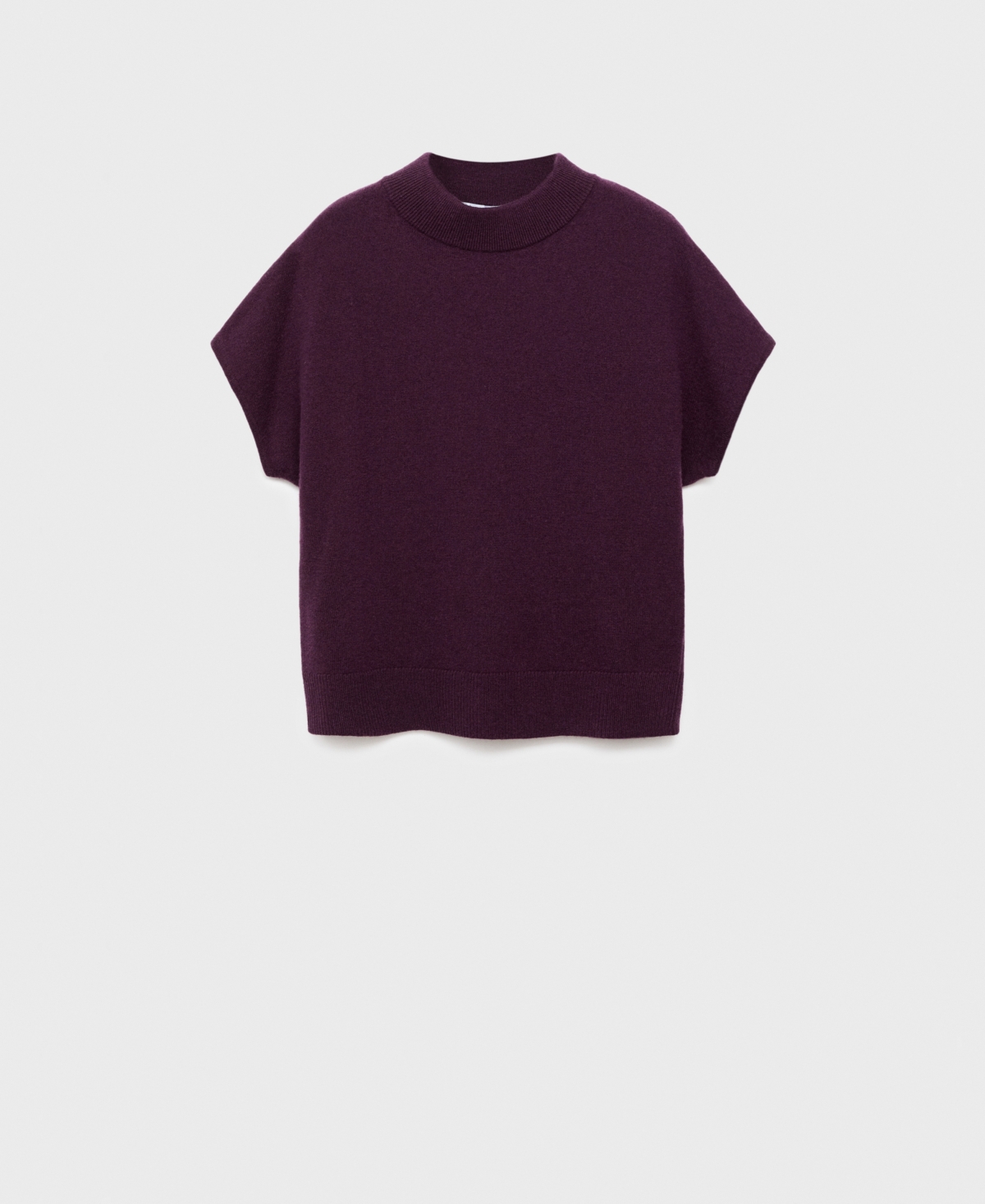 Click here for Mango Womens High Collar Wool Sweater - Wine prices