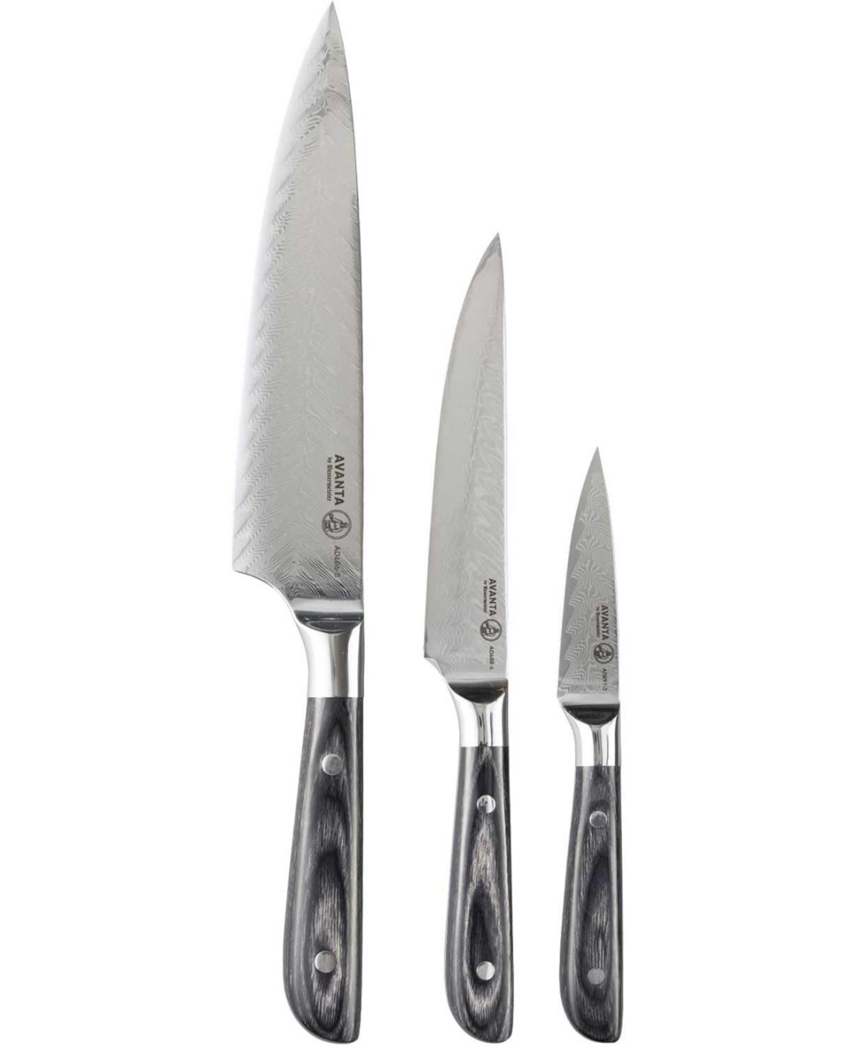 Click here for Messermeister Avanta Damascus 3 Pc Starter Set - S... prices