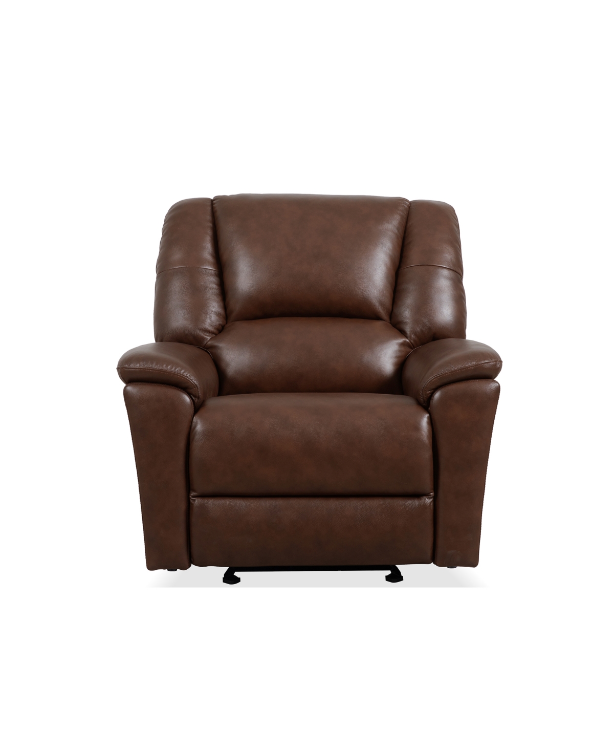 Click here for Flexsteel 44 Leather Preston Gliding Recliner - Da... prices