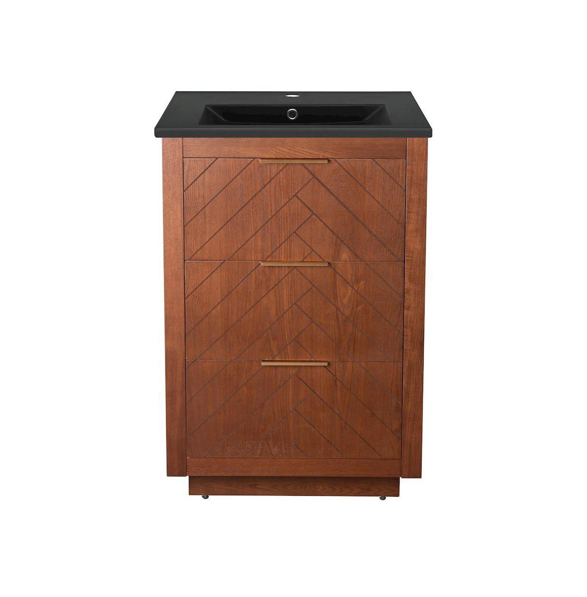 Click here for Daxton 24" Freestanding Bathroom Vanity in Br... prices