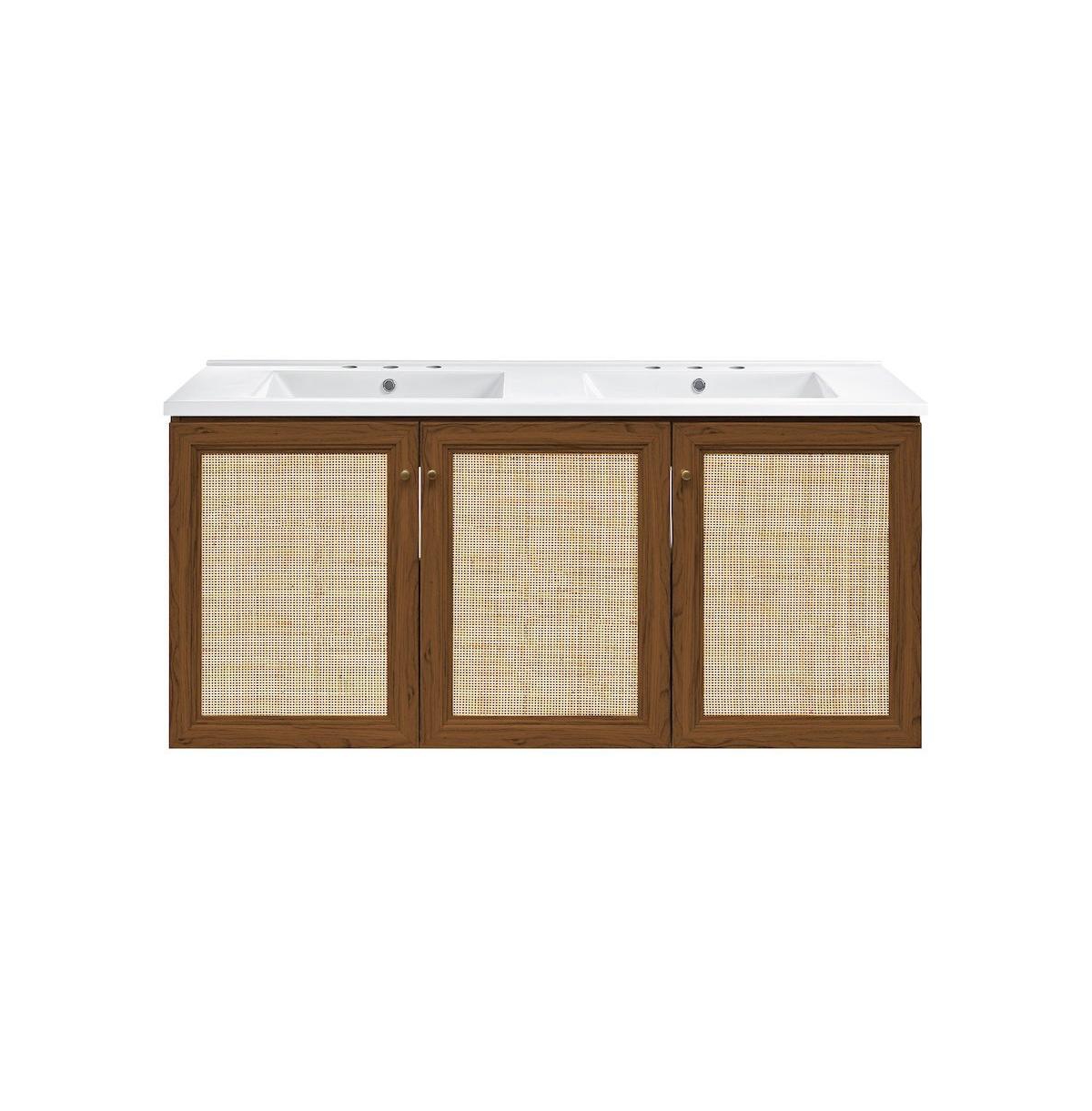 Click here for Swiss Madison 48 Wall-Mounted Bathroom Vanity  3-H... prices