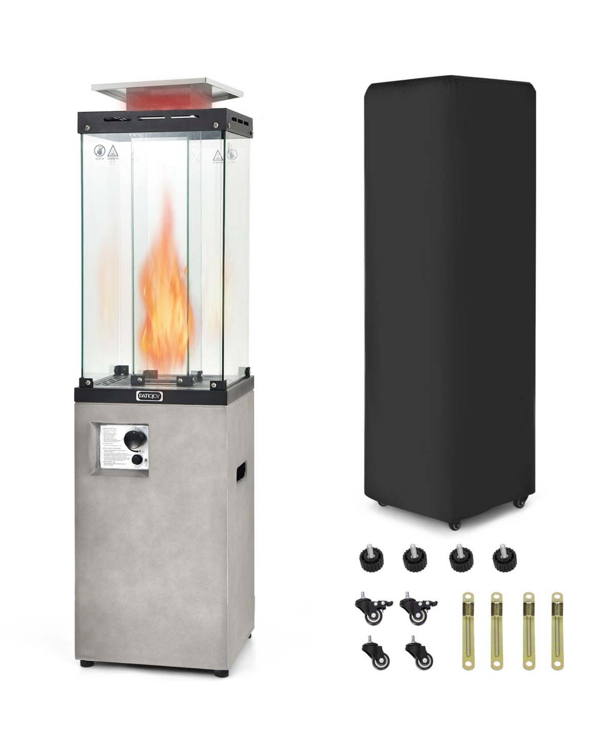 Click here for 41 000 Btu Propane Patio Heater with Metal Hood -... prices