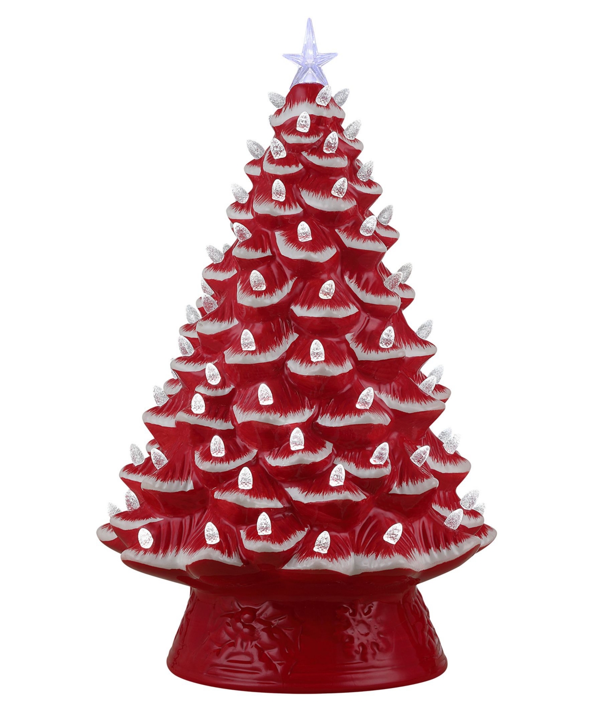 Click here for Mr. Christmas 18  Nostalgic Ceramic Tree with Whit... prices