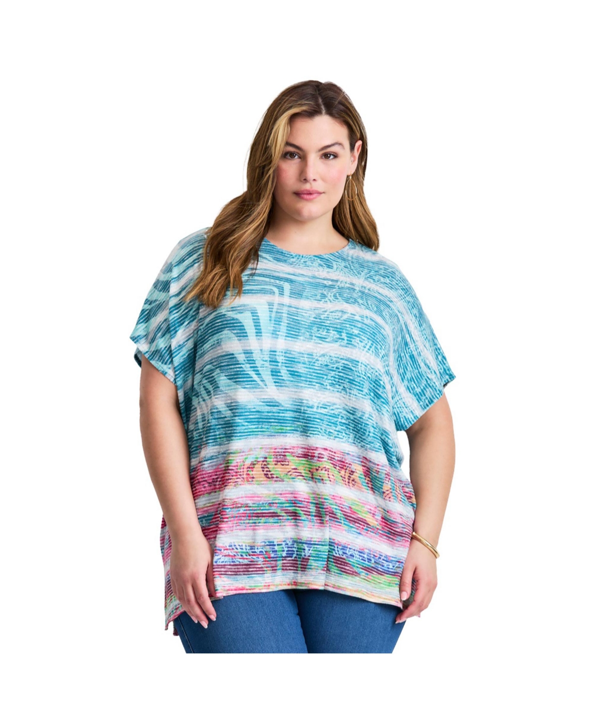 Click here for Avenue Womens Lightweight Dolman Sweater - Aqua st... prices