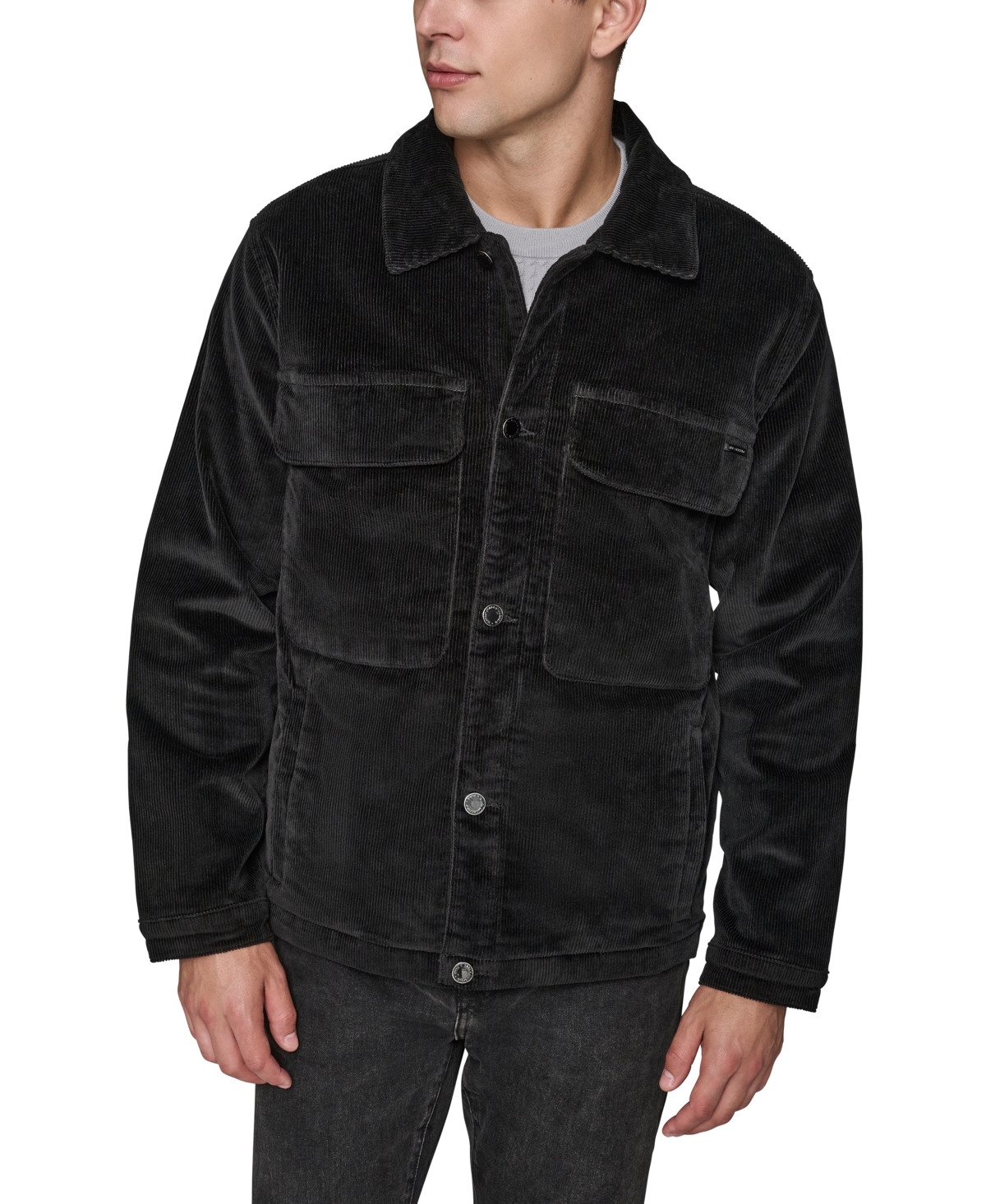Click here for Karl Lagerfeld Paris Mens Corduroy Collared Shirt... prices