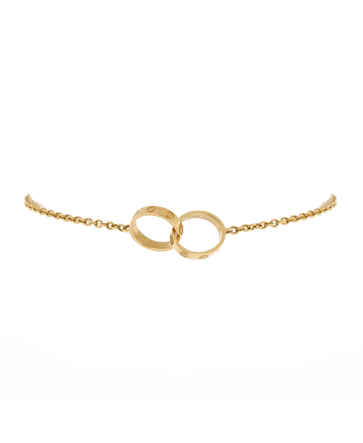 Click here for Pre-Owned Cartier Love Interlocking Bracelet - 18k... prices