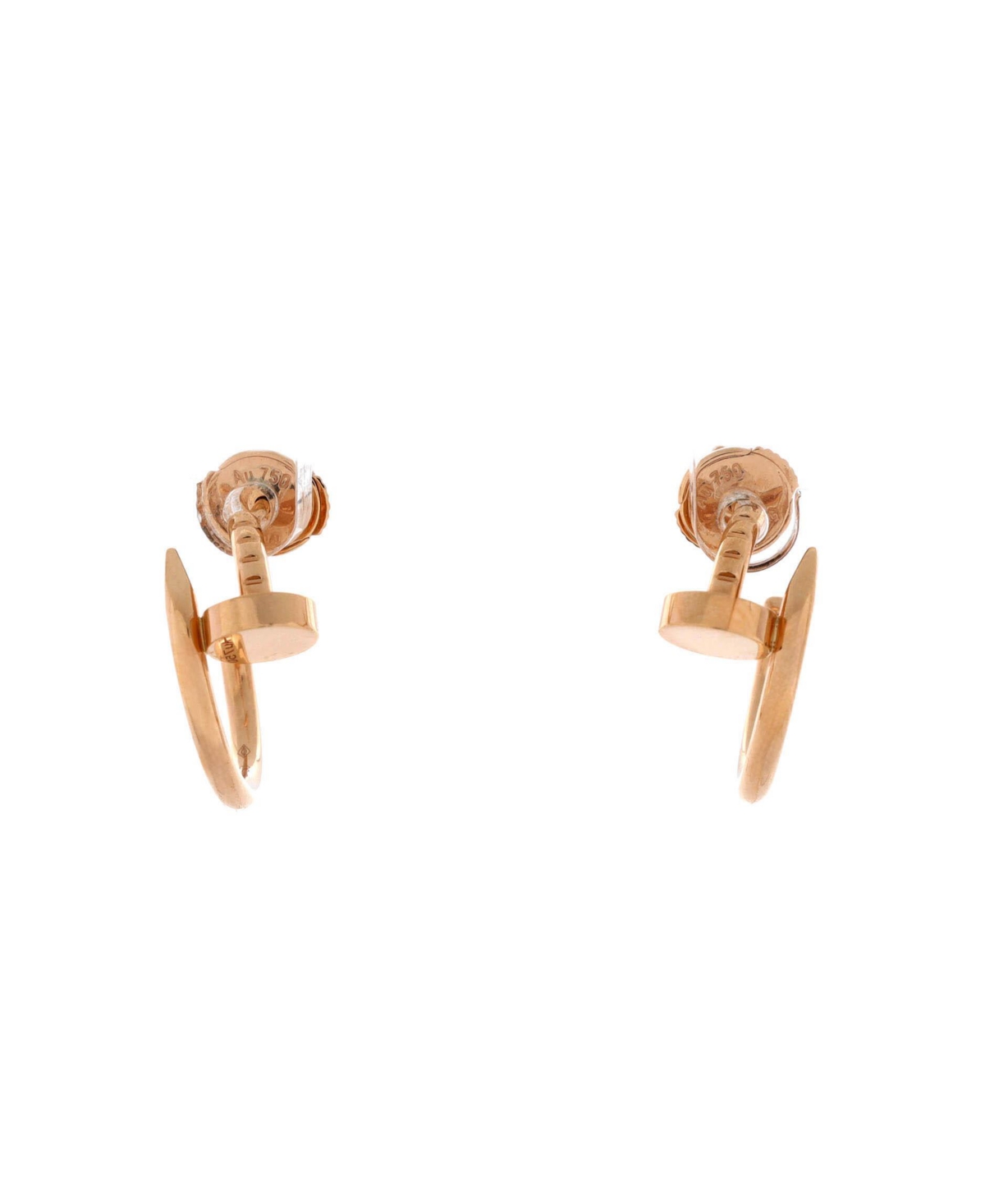 Click here for Pre-Owned Cartier Juste un Clou Hoop Earrings - 18... prices