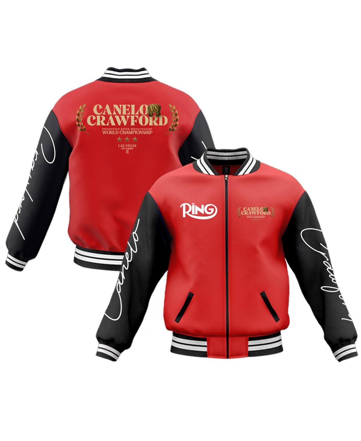 Click here for Canelo Vs Crawford Mens Black Full-Zip Bomber Jack... prices