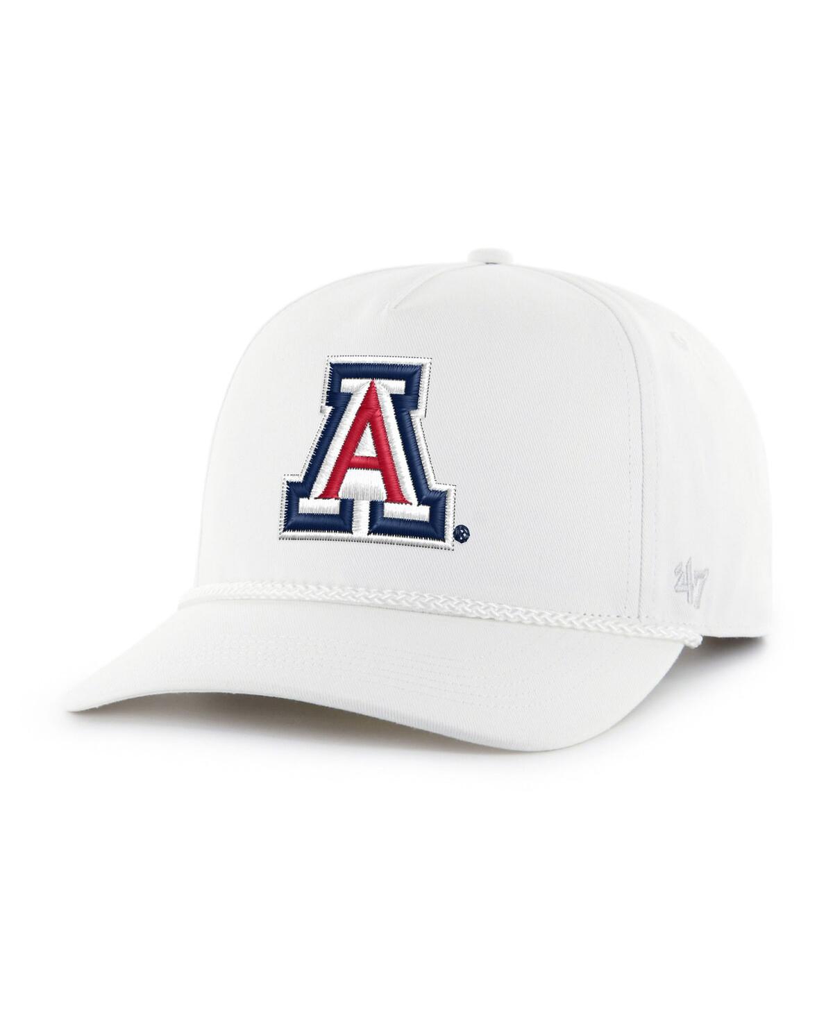 Click here for 47 Brand Mens White Arizona Wildcats Rope Hitch Ad... prices