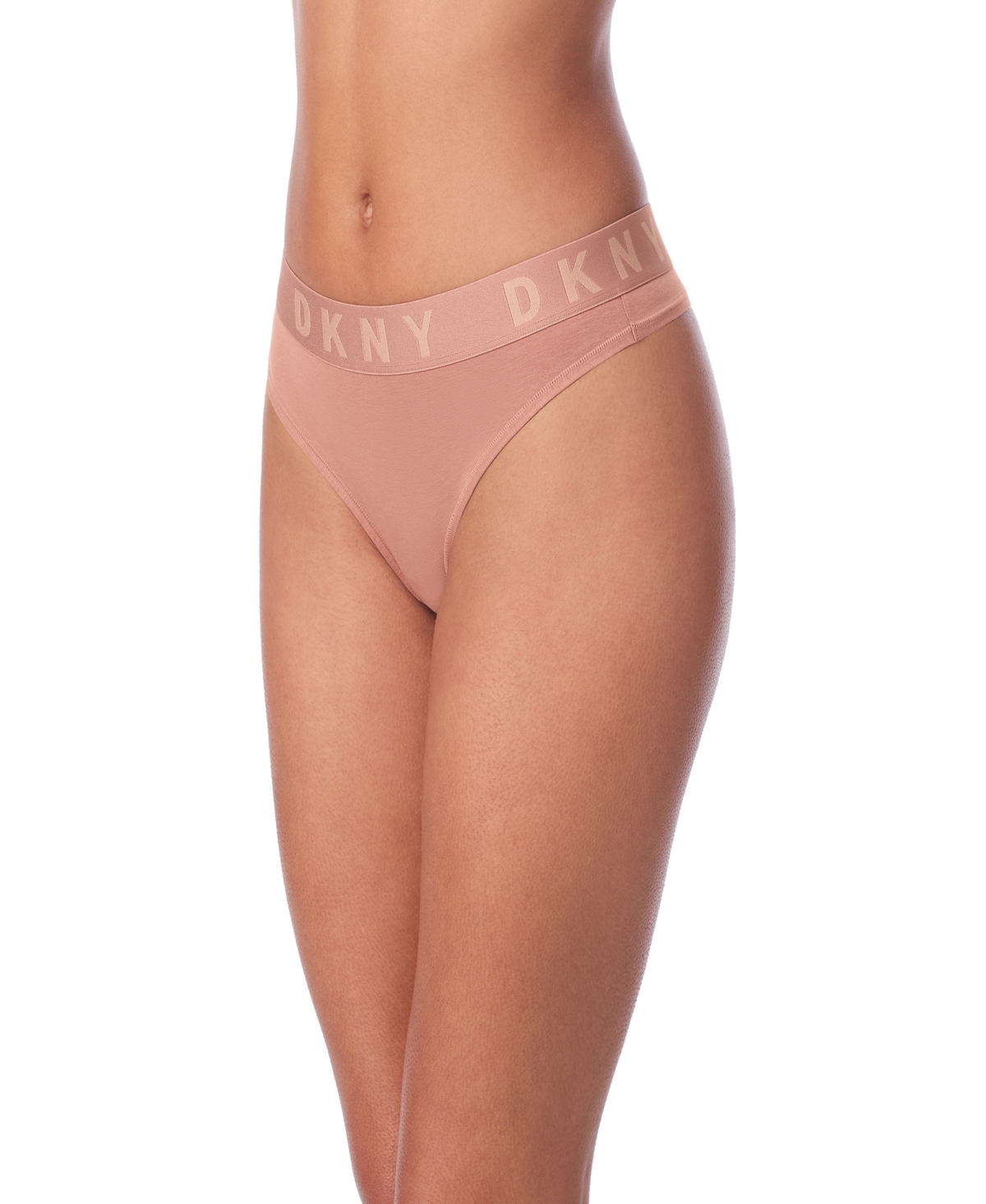 Click here for Dkny Womens Cozy Boyfriend Thong - Rosewood prices