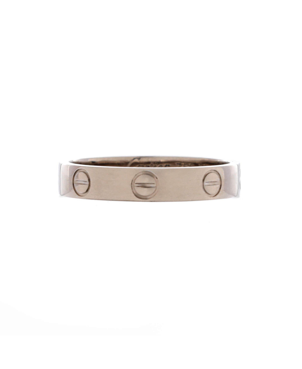 Click here for Pre-Owned Cartier Love Wedding Band Ring - 18k whi... prices