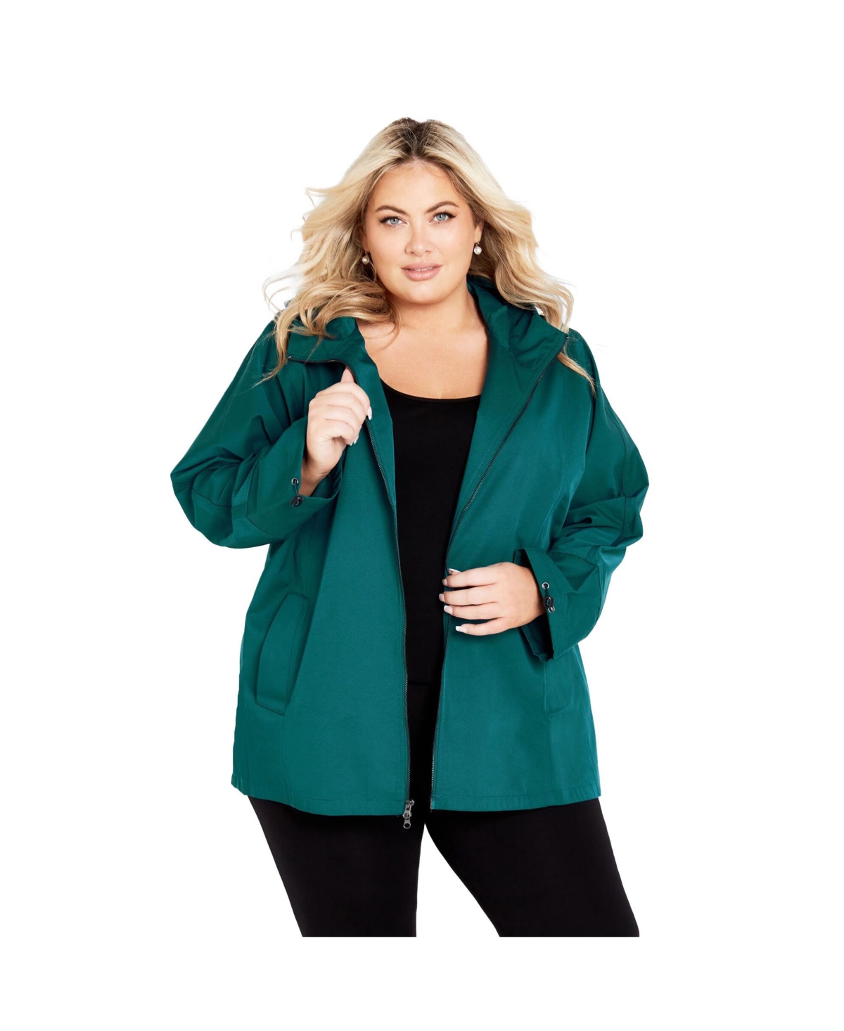 Click here for Avenue Womens Giselle Jacket - Teal prices