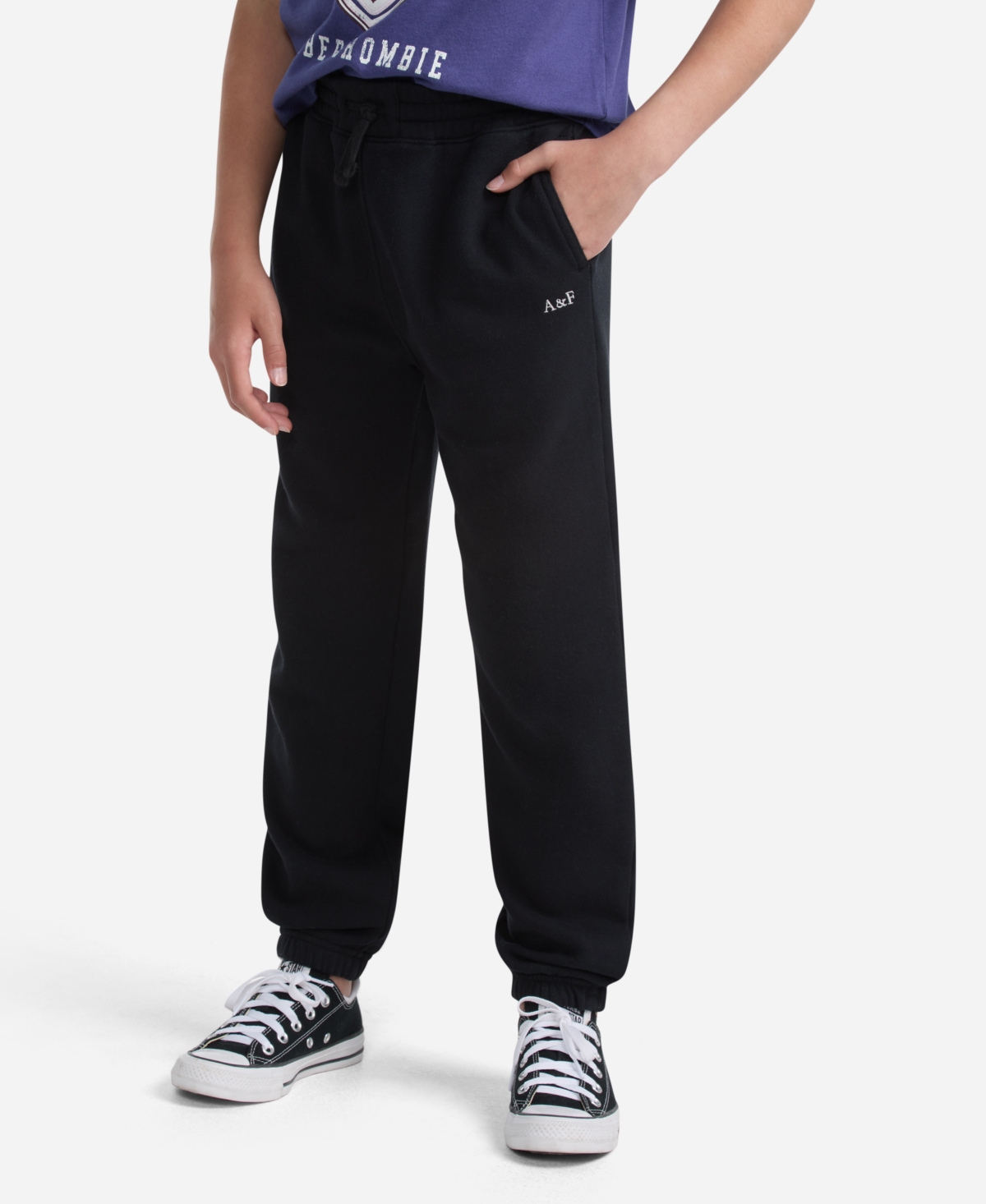 Click here for abercrombie kids Girls Essential Fleece Joggers -... prices
