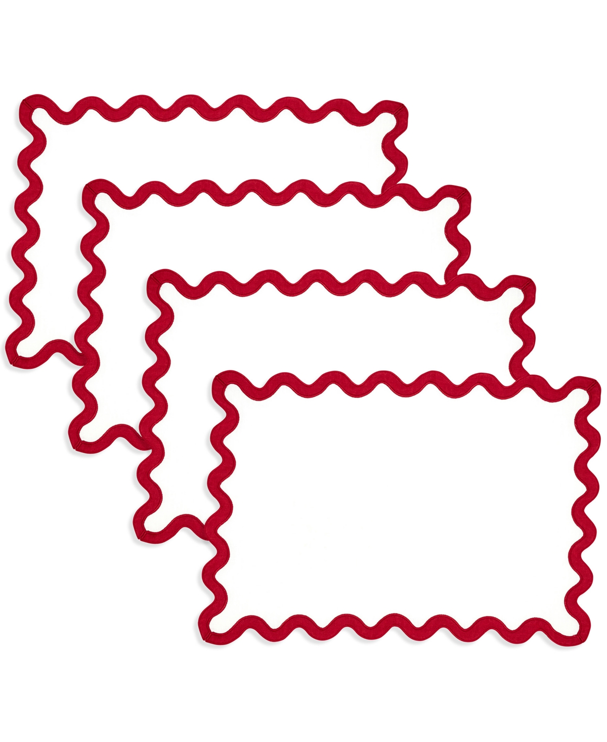 Click here for Saro Lifestyle Linen Eco Scallop Border Placemat... prices