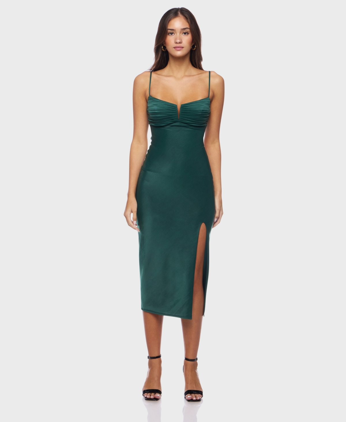 Click here for Alex & Sophia Juniors V-Neck Strappy Dress - Hunte... prices