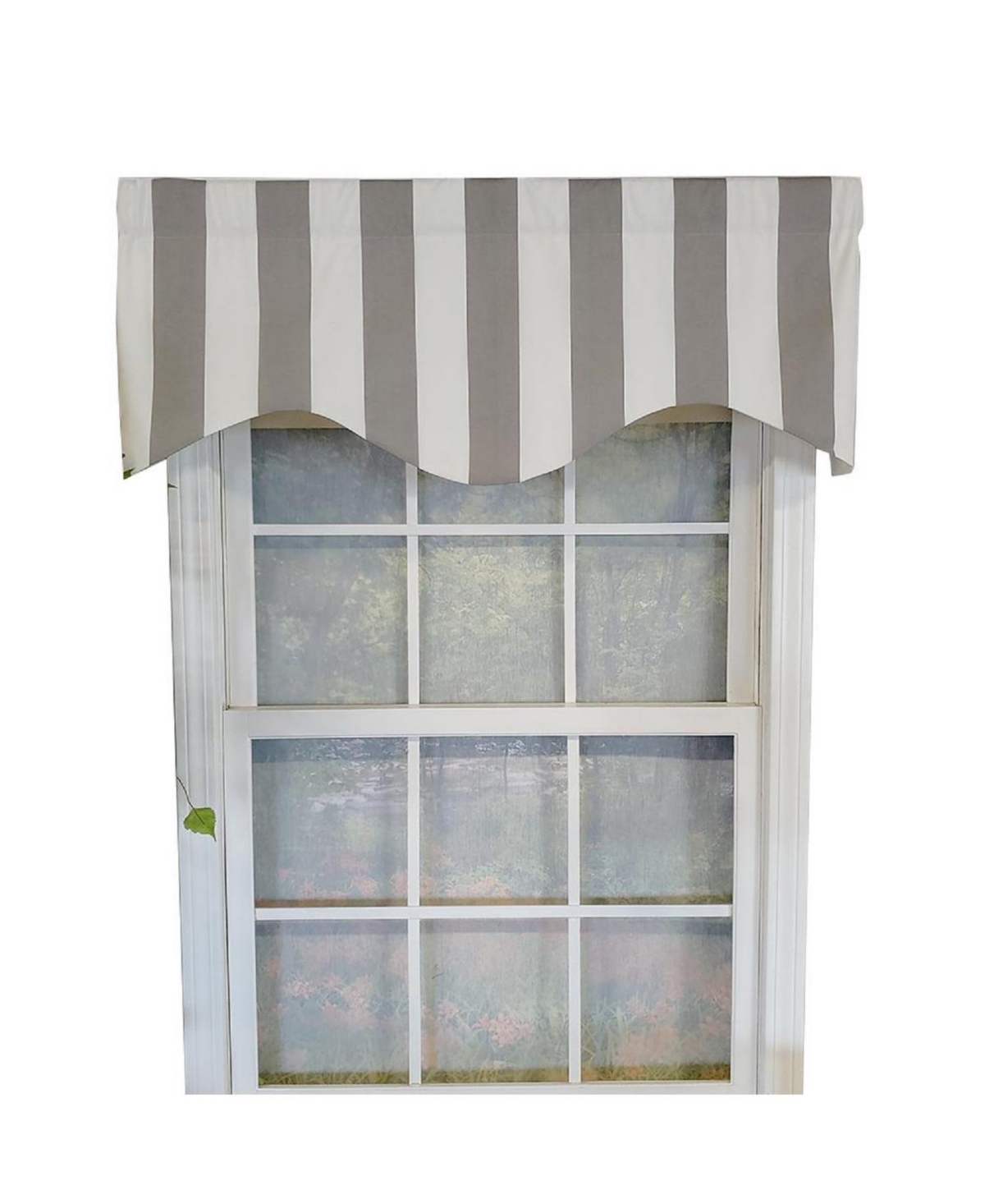 Click here for Rlf Home Cabana Stripe Cornice 3" Rod Pocket... prices