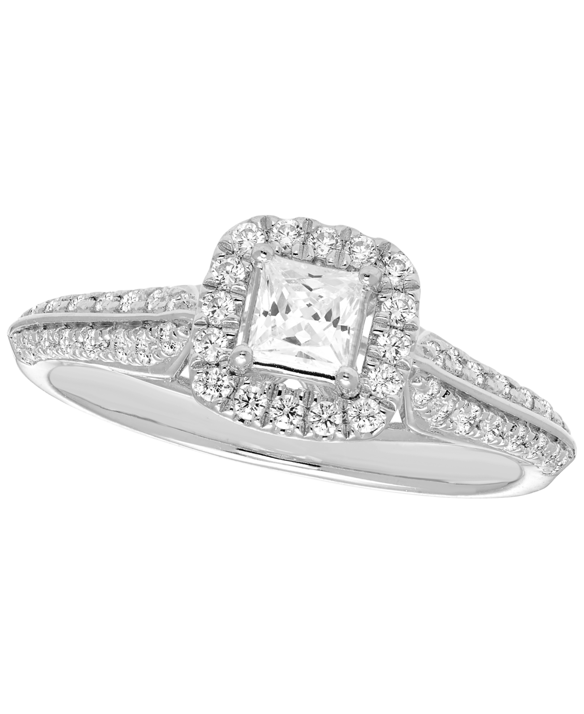 Click here for Macys Diamond Engagement Ring (5/8 ct. t.w.) in 14... prices
