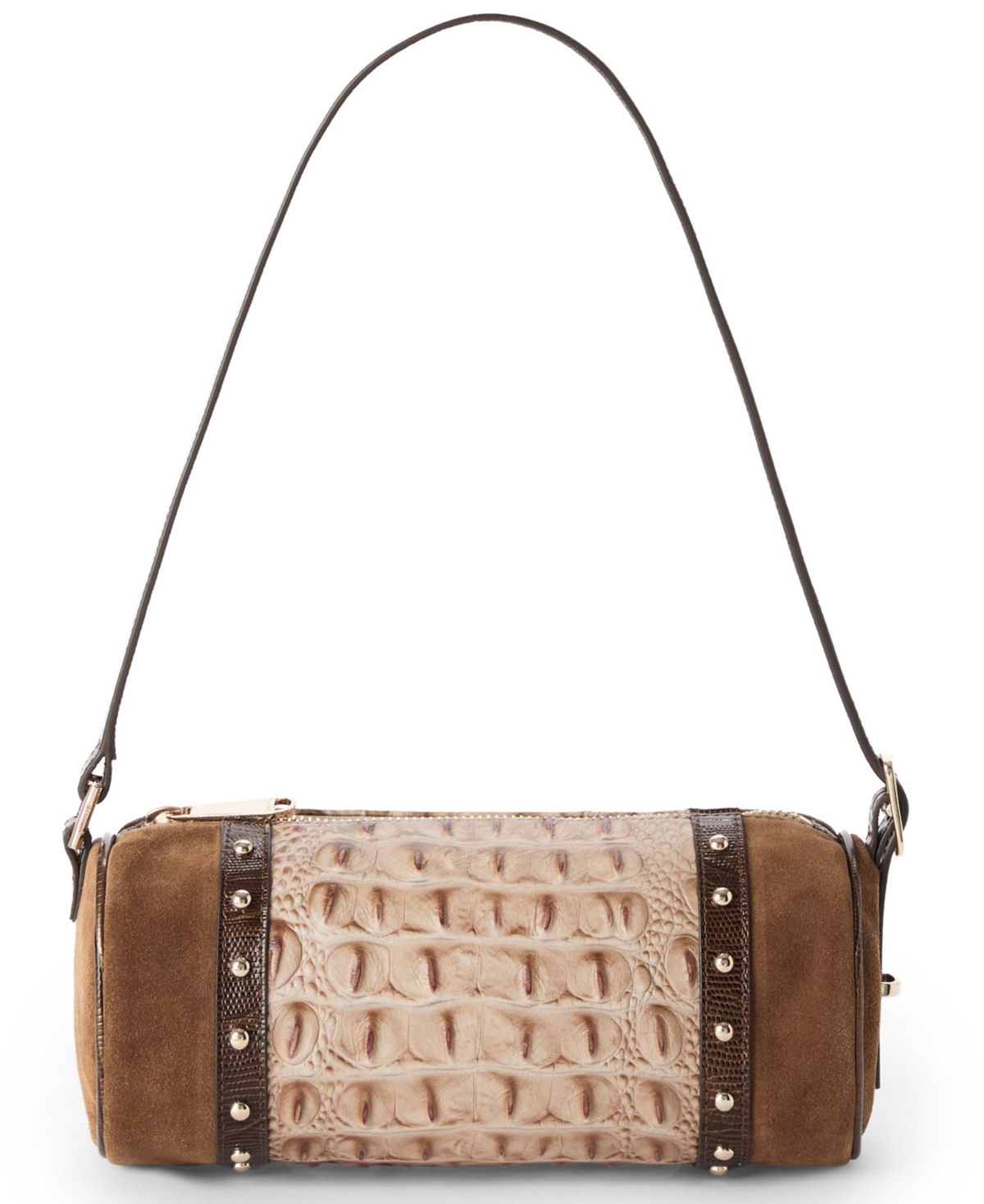 Click here for Brahmin Billie Small Shoulder Bag - Taupe Ensemble prices