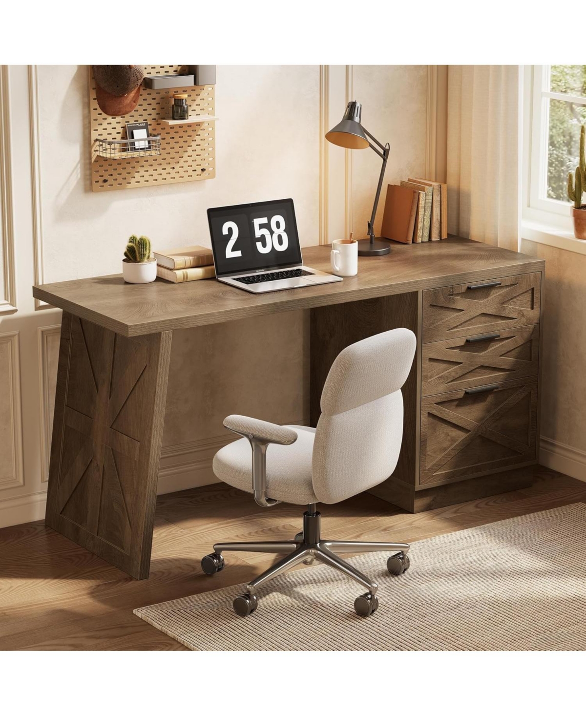 Click here for Tribesigns 59" Gaming Desk  Wooden Computer D... prices