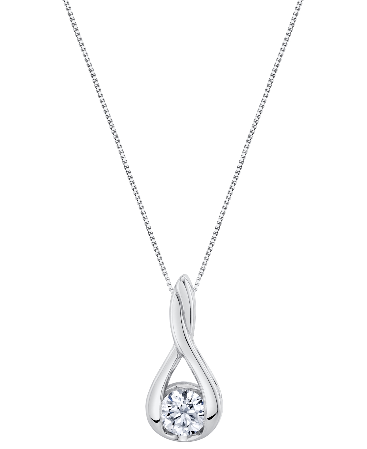 Click here for Sirena Lab Grown Diamond Knot Pendant Necklace (2... prices