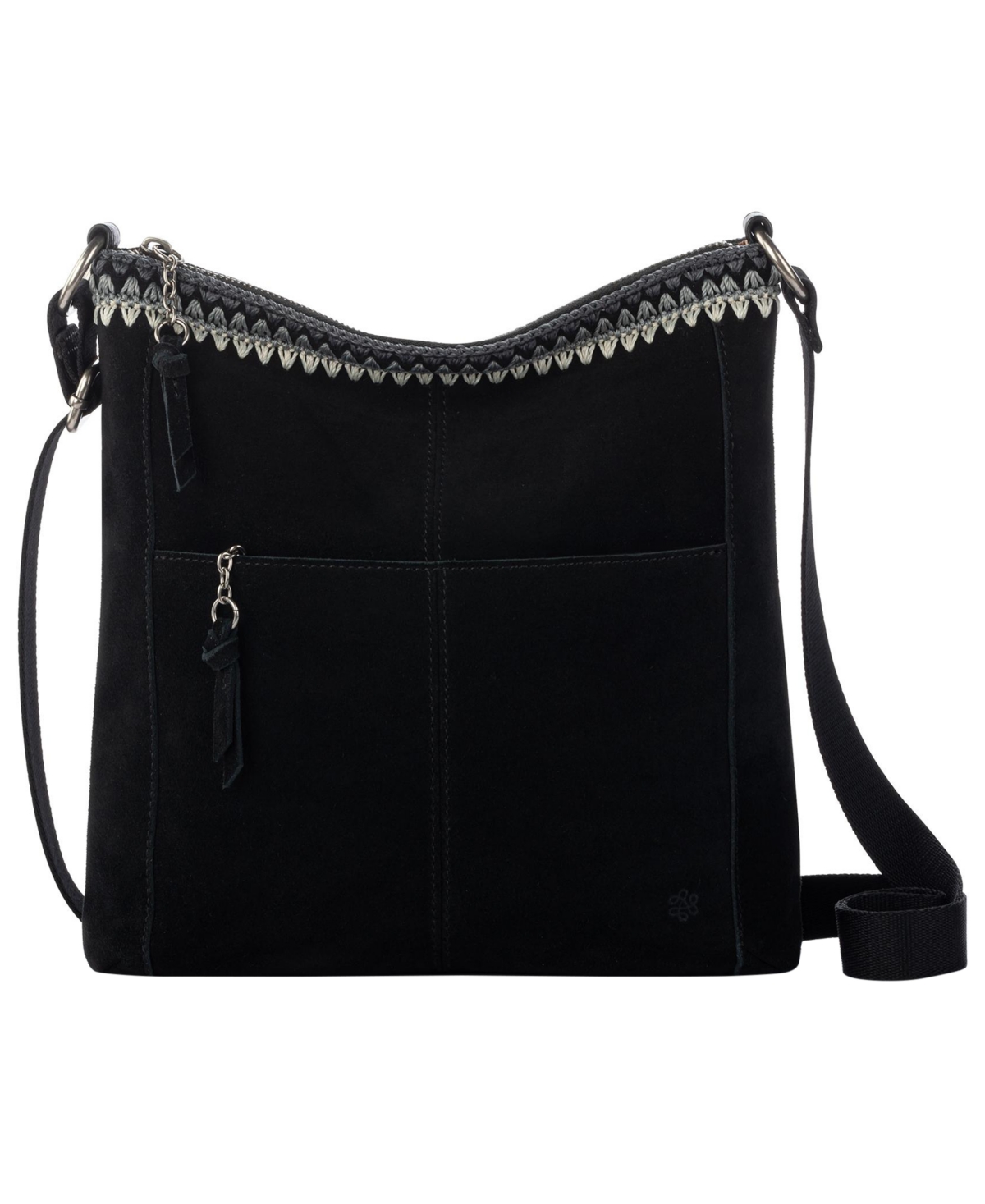 Click here for The Sak Womens Lucia Leather Crossbody Bag - Black... prices
