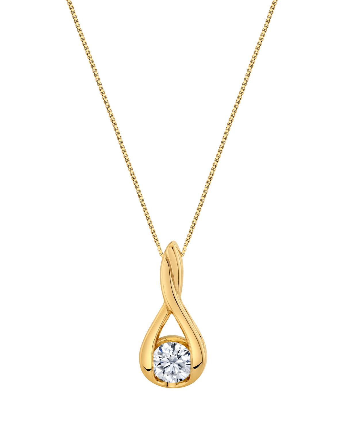 Click here for Sirena Lab Grown Diamond Knot Pendant Necklace (2... prices