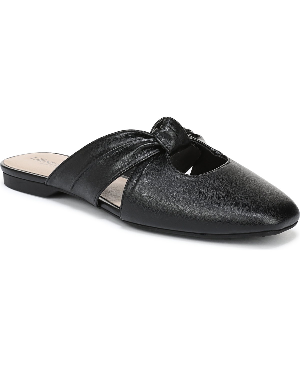 Click here for LifeStride Womens Believe Mule Flats - Black prices