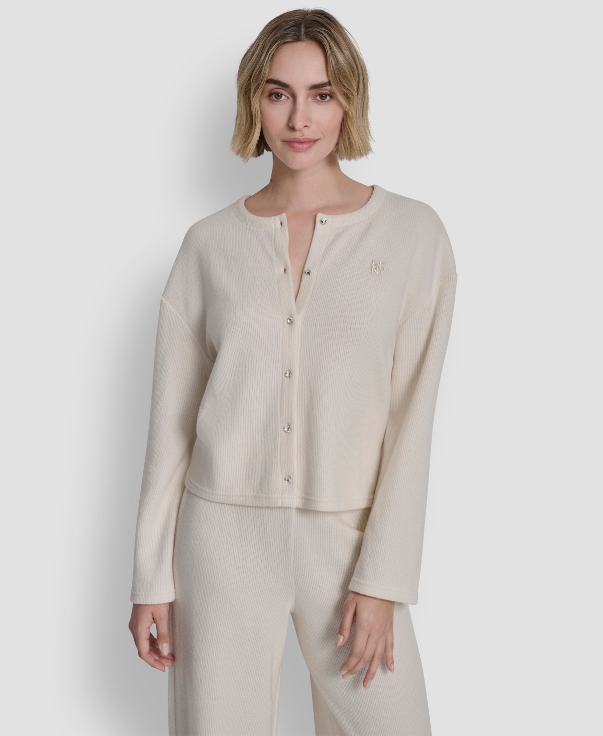 Click here for Dkny Jeans Petite Long-Sleeve Button Front Cardiga... prices