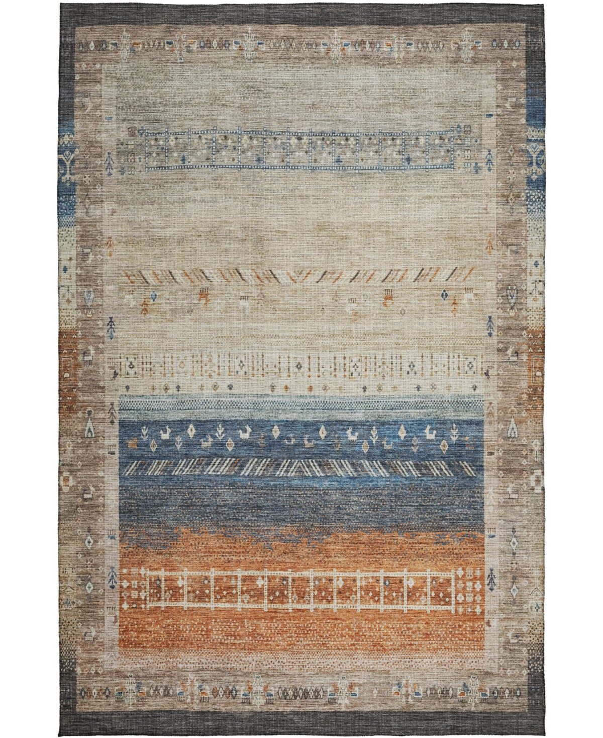 Click here for Dalyn Karaj KJ7 9x12 Area Rug - Brown prices