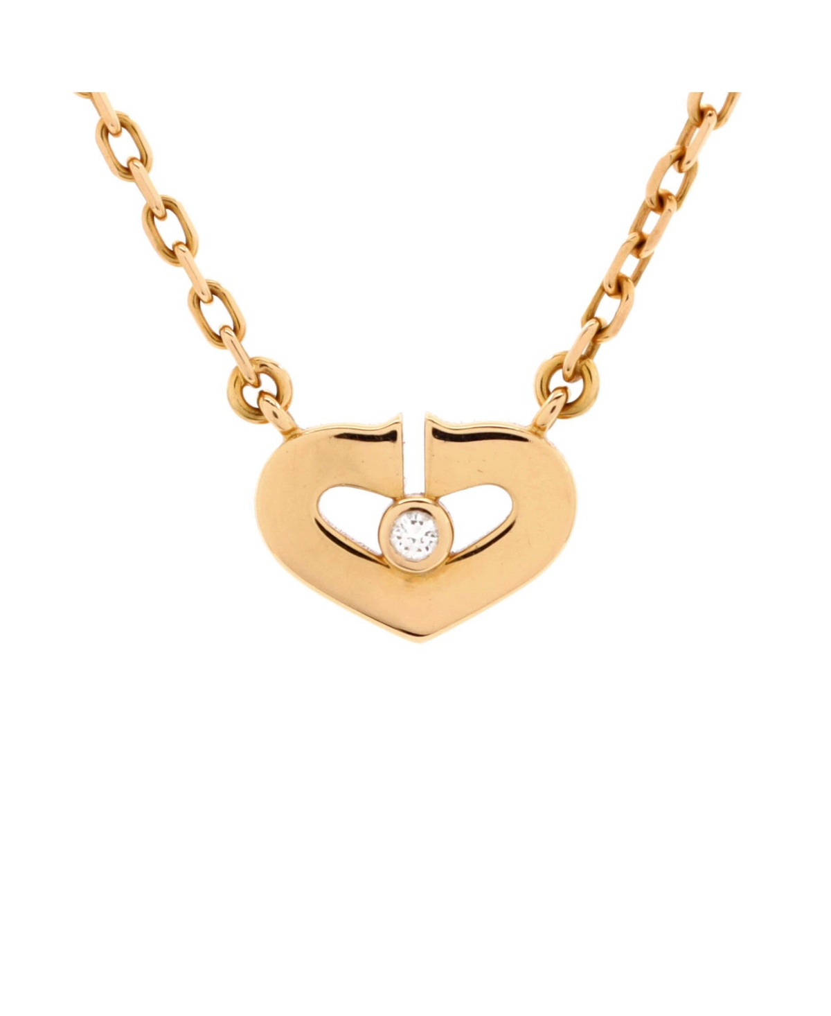Click here for Pre-Owned Cartier C Heart de Cartier Pendant Neckl... prices