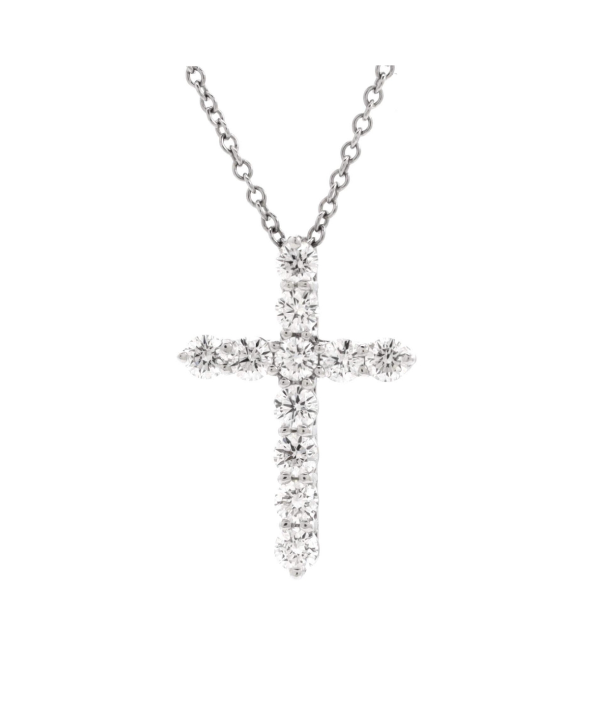 Click here for Pre-Owned Tiffany & Co Cross Pendant Necklace - Pl... prices