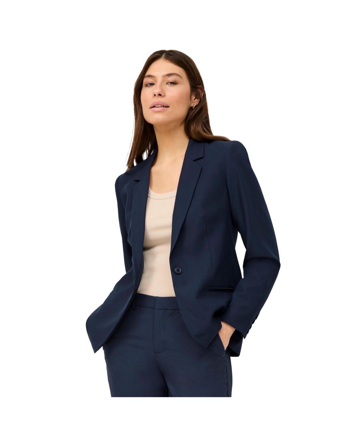 Click here for ellos Womens Everyday Blazer - Navy prices