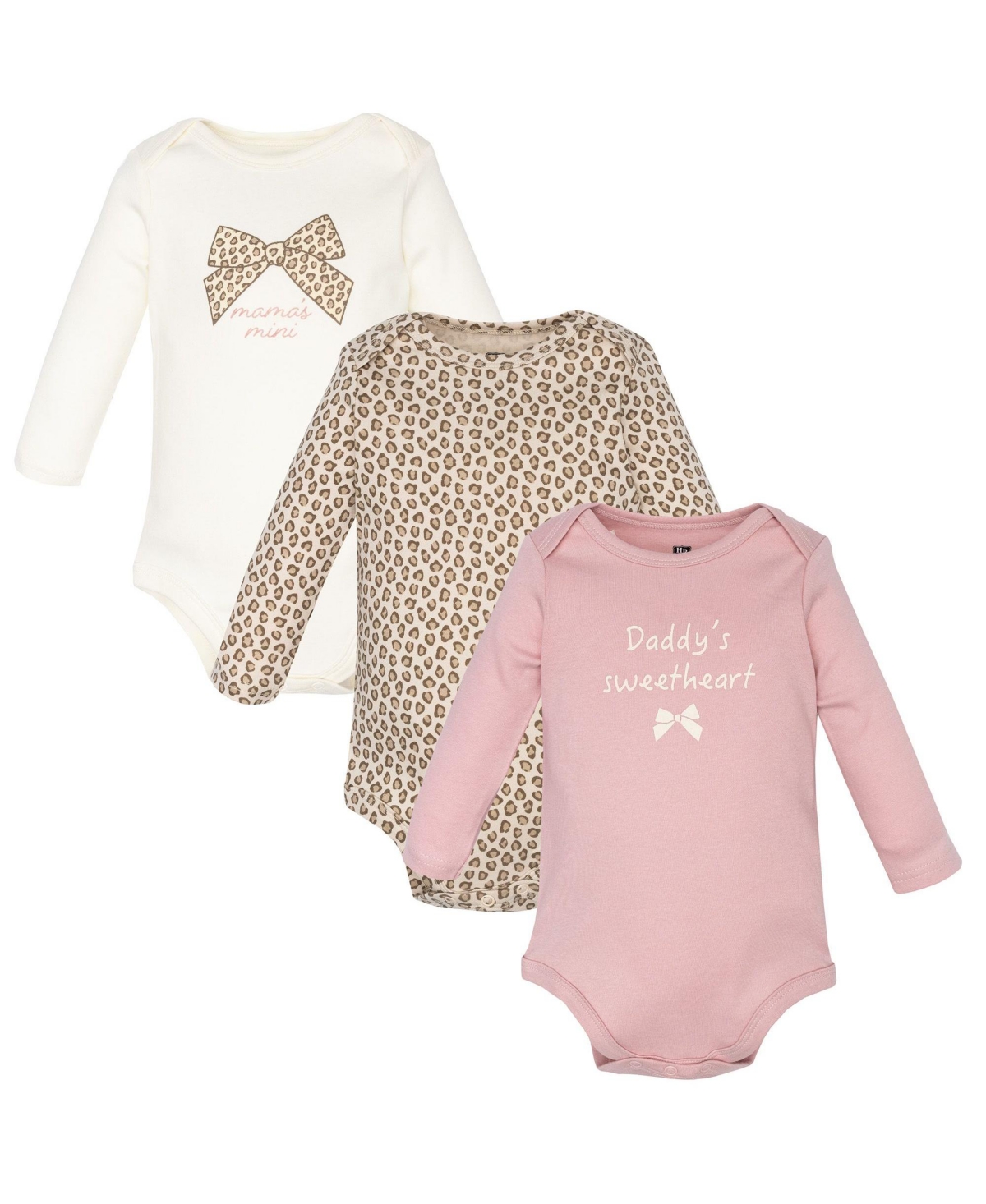 Click here for Hudson Baby Cotton Long-Sleeve Bodysuits 3-Pack  L... prices