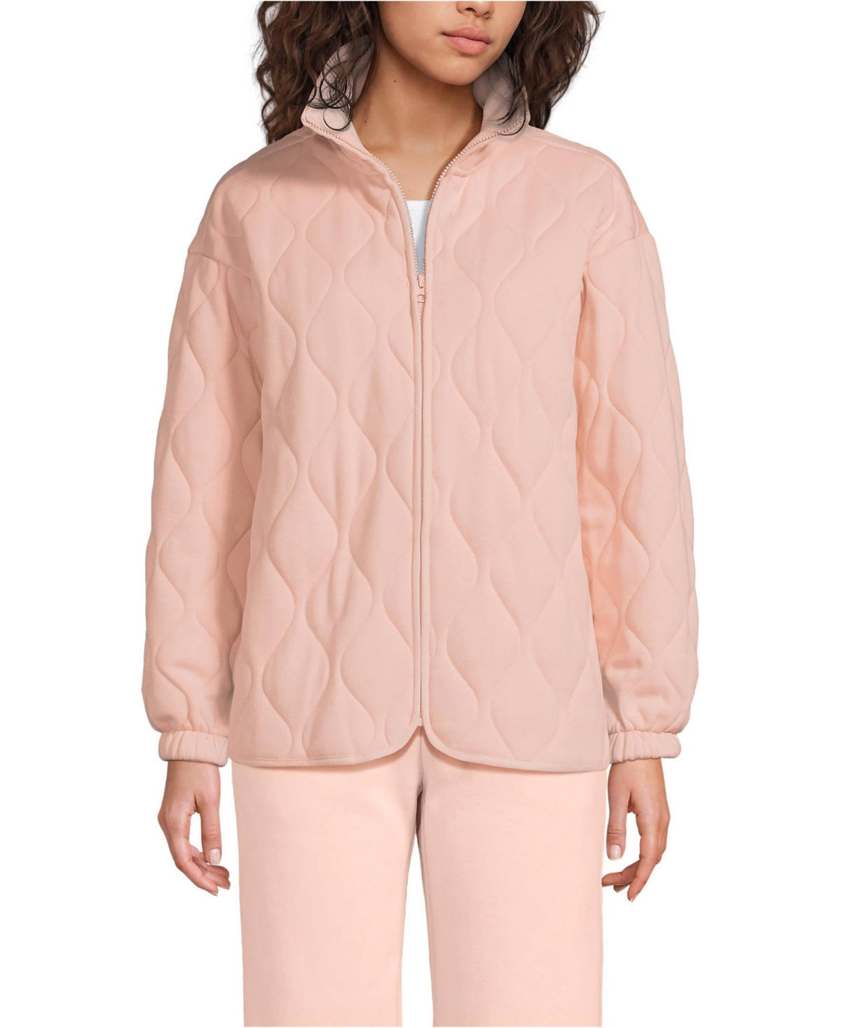 Click here for Lands End Womens RainDefense Serious Sweats Quilte... prices