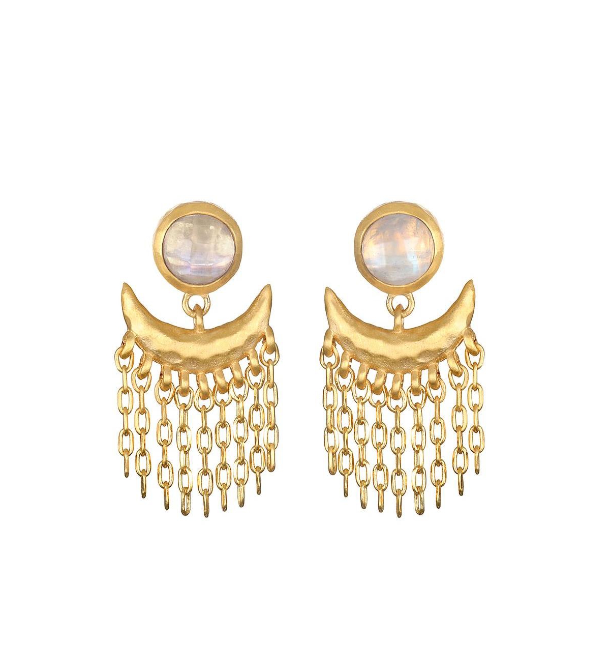 Click here for Satya Jewelry Scattering Stardust Moonstone Fringe... prices