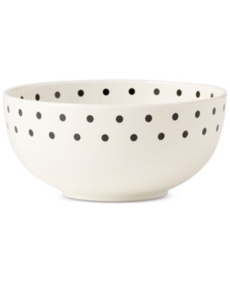 kate spade new york Raise a Glass Collection Black Dot Individual Bowl ...