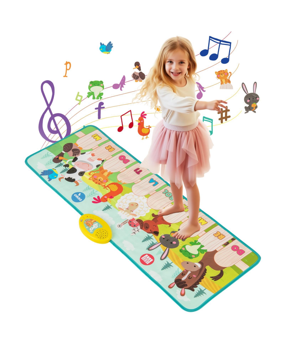 Click here for Kids Musical Mat Indoor Outdoor Animal Farm Piano... prices