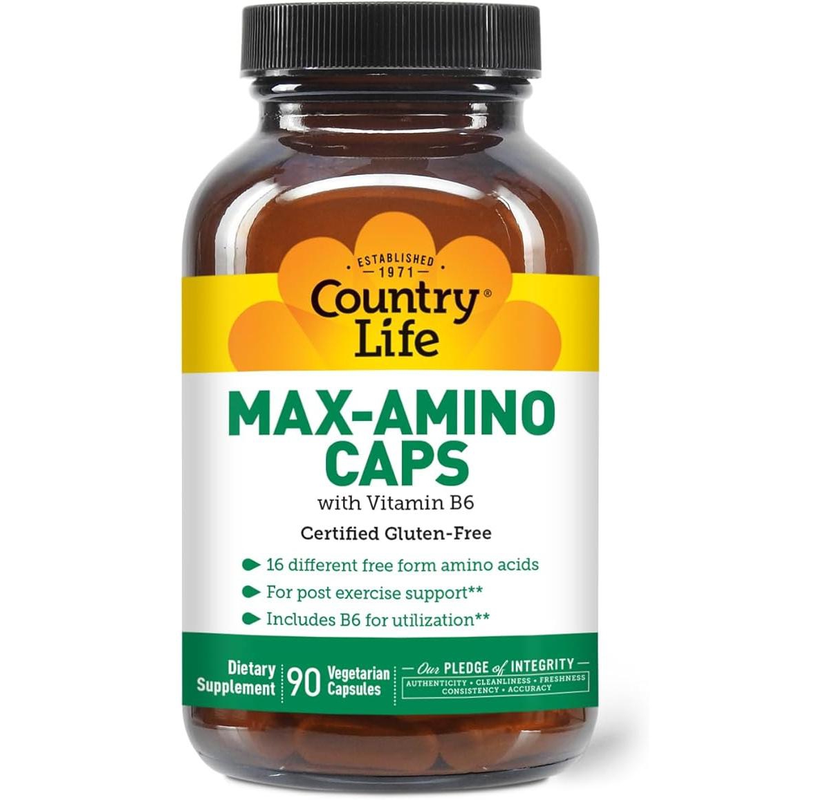 Click here for Country Life Max-Amino with B-6 (Blend Of 18 Amino... prices