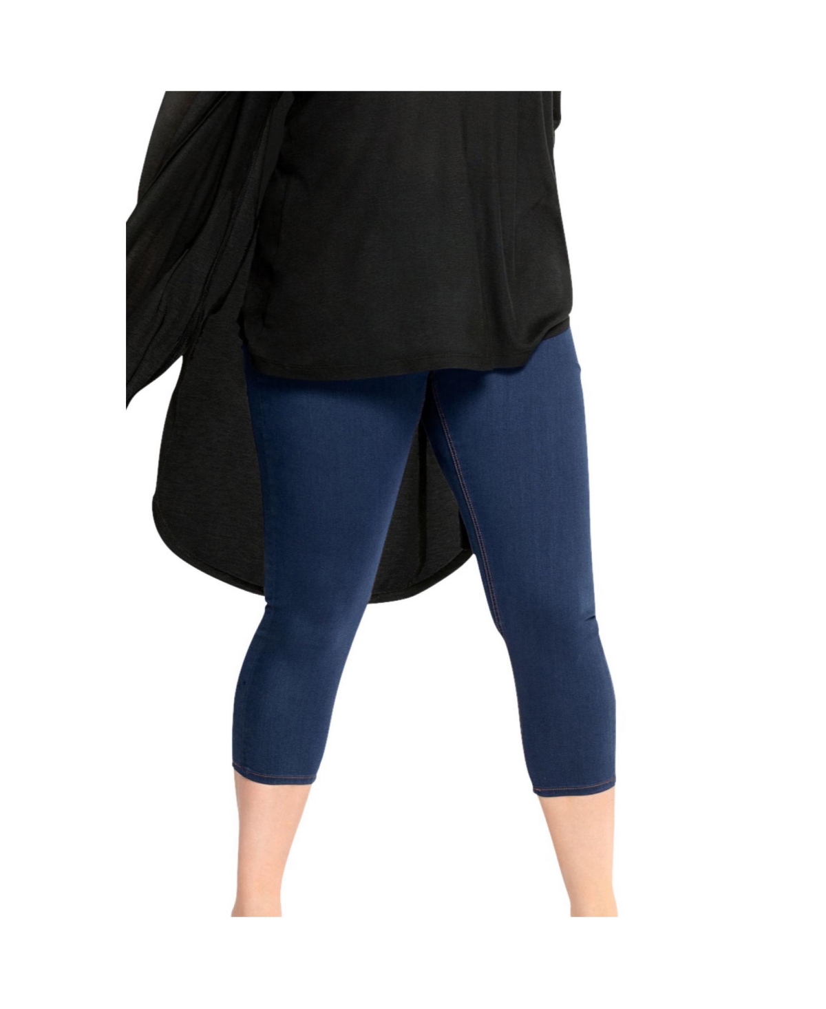 Click here for ellos Womens Capri Jegging - Indigo prices