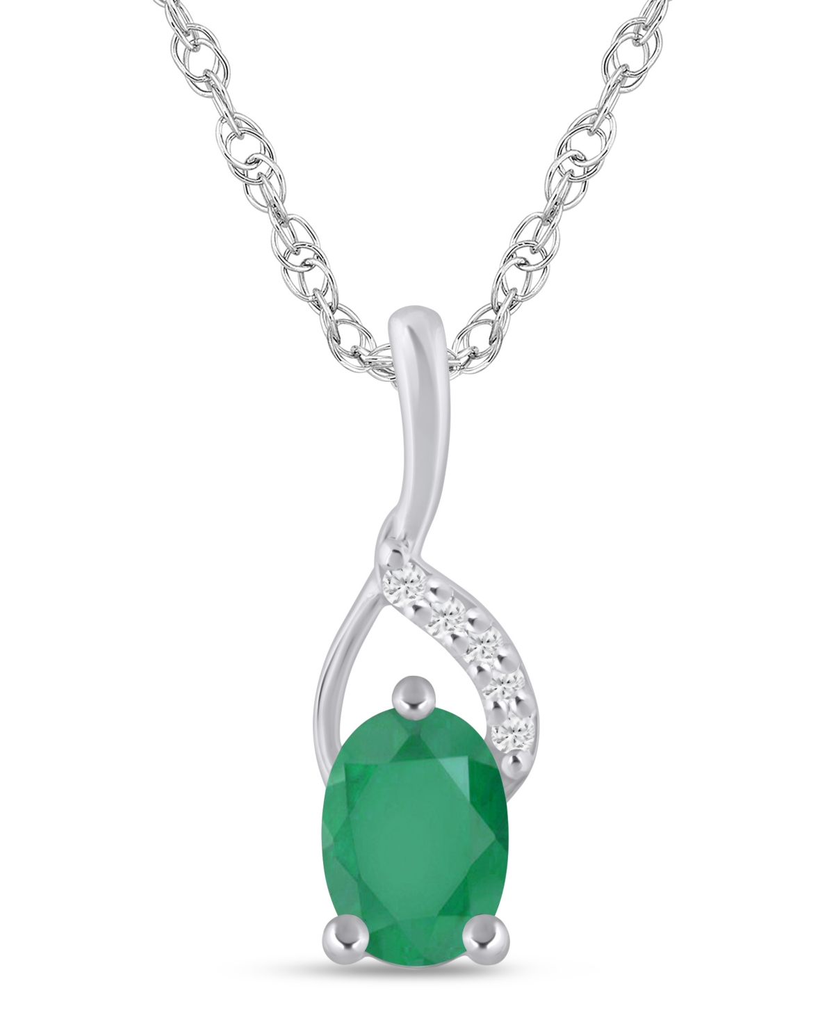 Click here for Macys Gemstone and Diamond Accent Pendant Necklace... prices