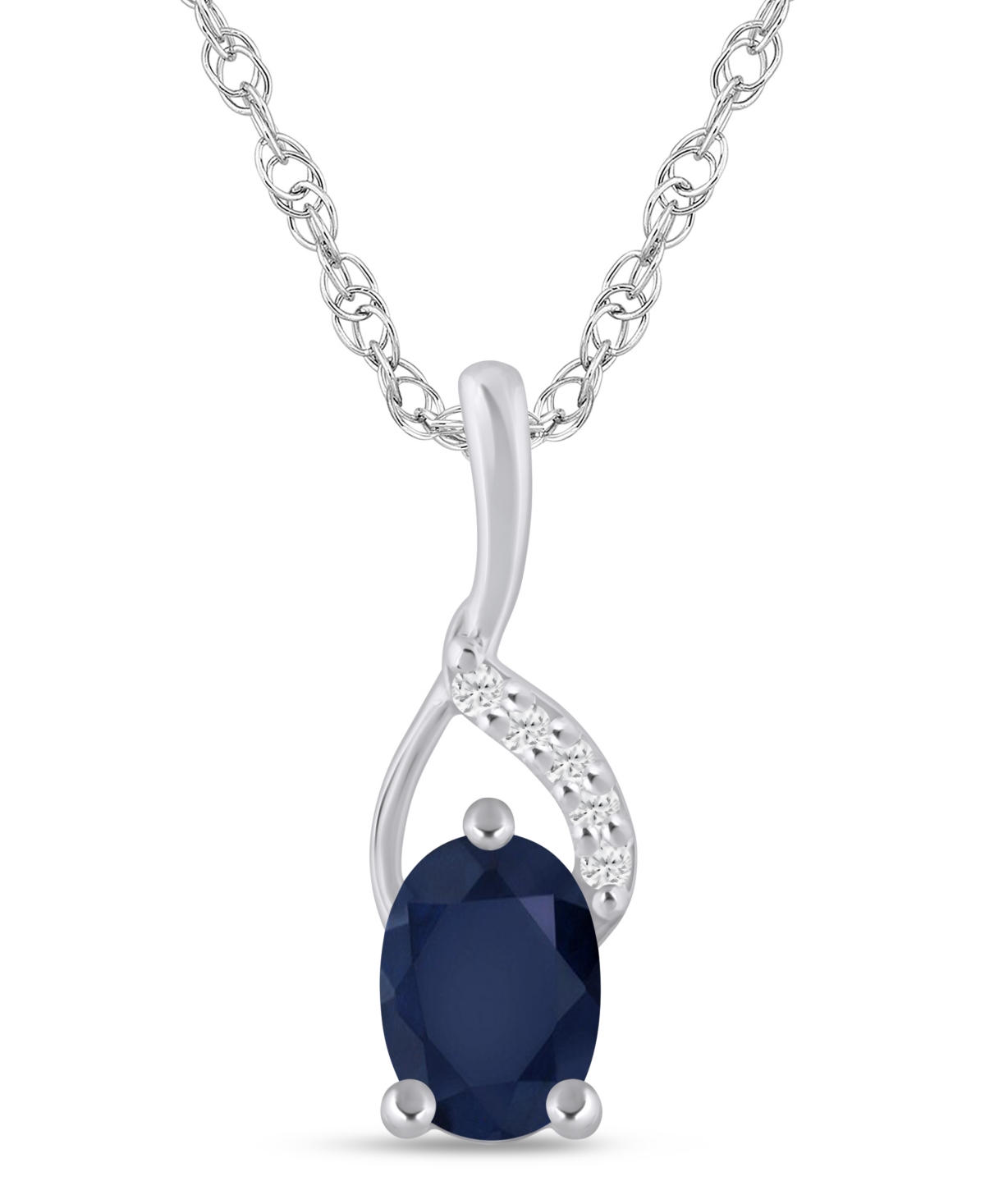 Click here for Macys Gemstone and Diamond Accent Pendant Necklace... prices