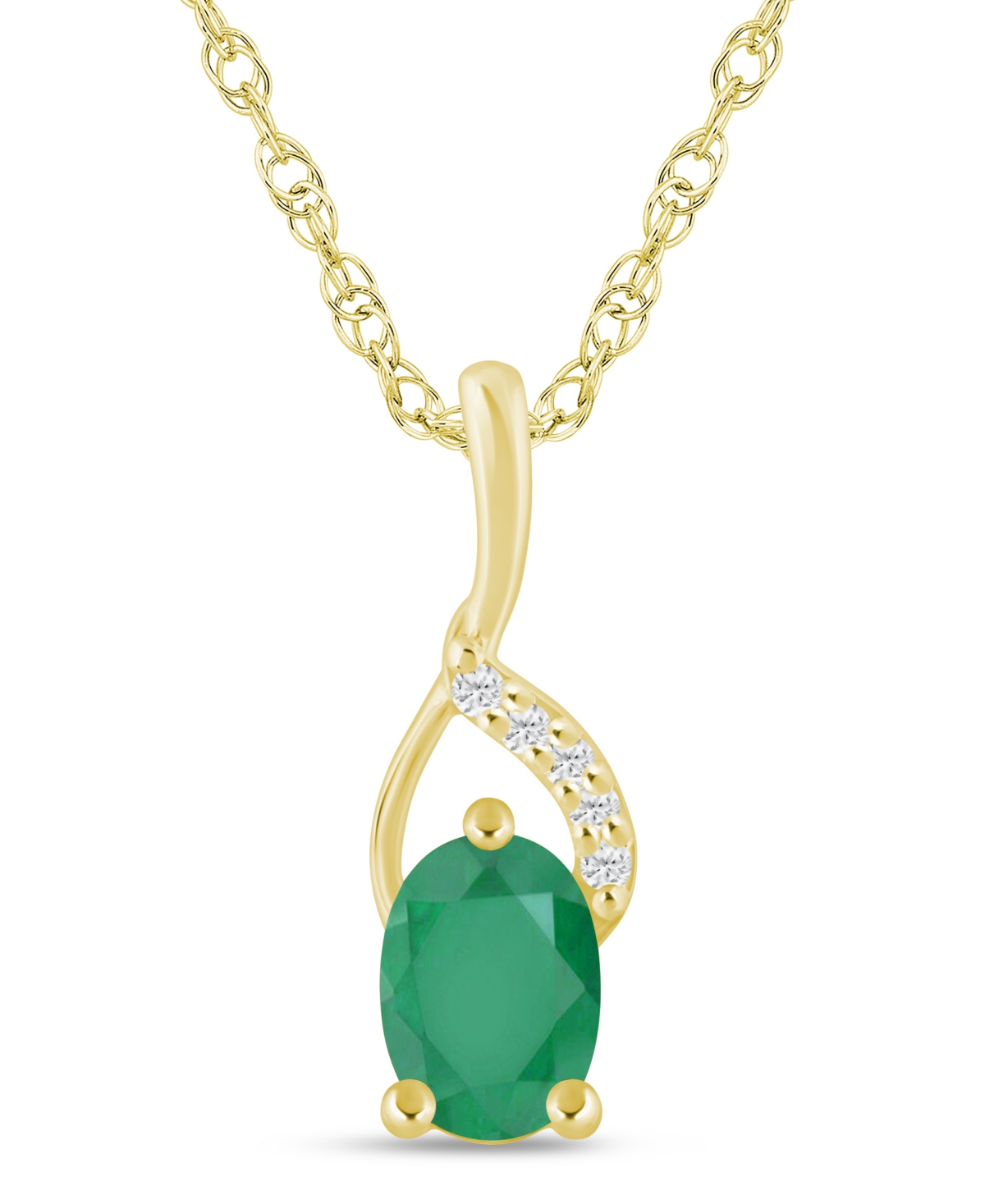 Click here for Macys Gemstone and Diamond Accent Pendant Necklace... prices